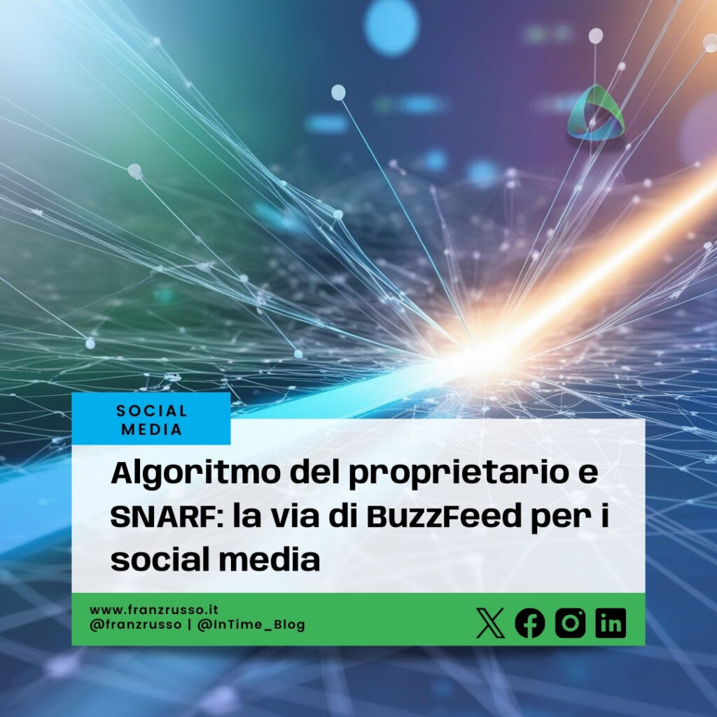 Algoritmo del proprietario e SNARF: l’idea di BuzzFeed